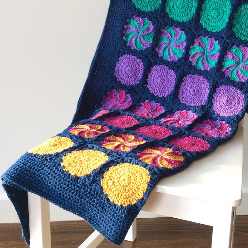 CROCHET PATTERN Guru Guru Spirals and Circle Crochet - Etsy