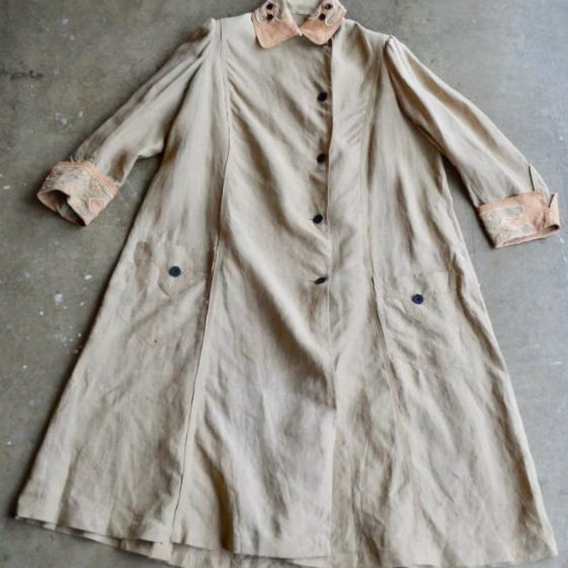 Linen Duster Coat - Etsy