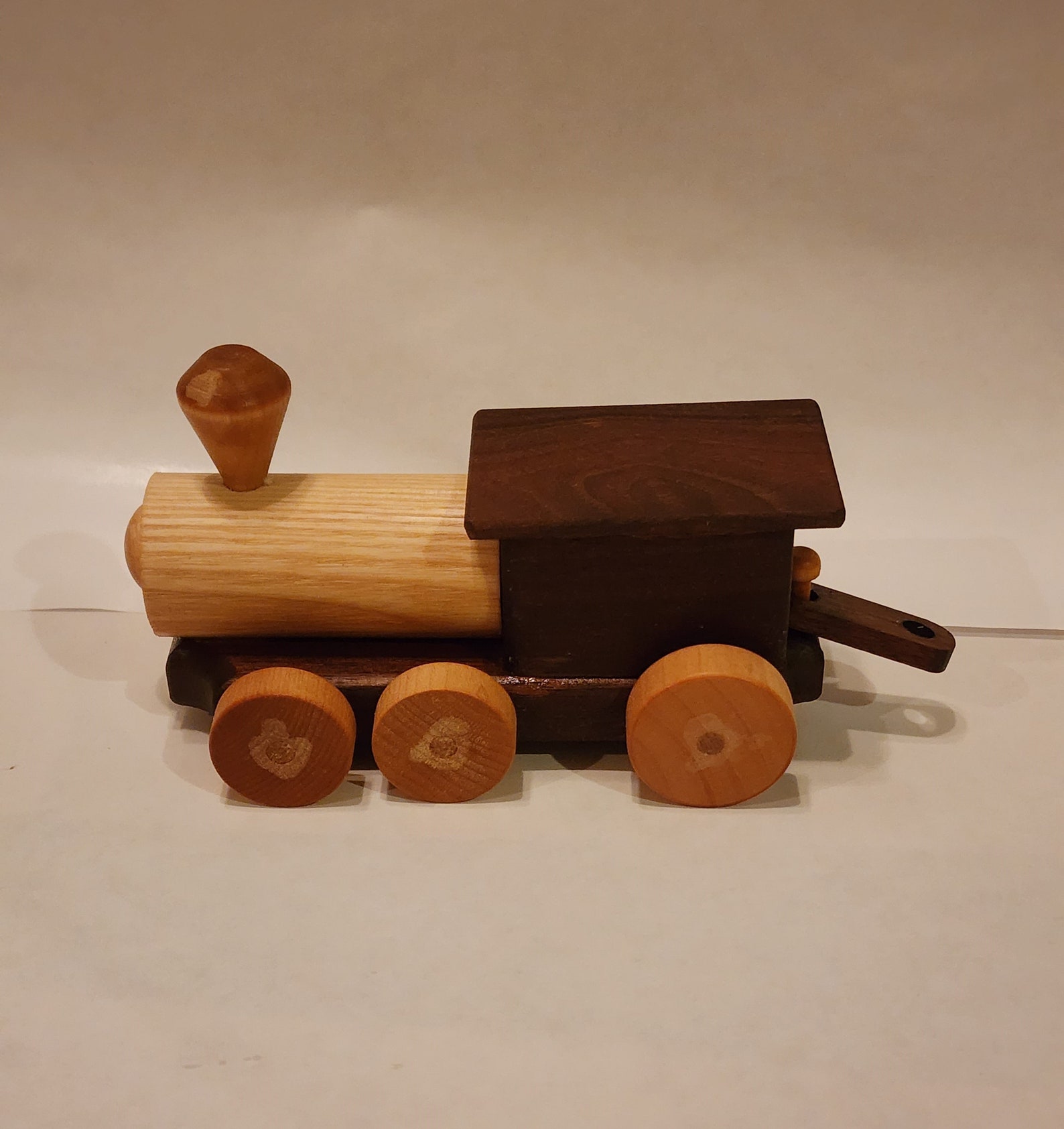 Hand Made Wooden Animal Train Set - Etsy