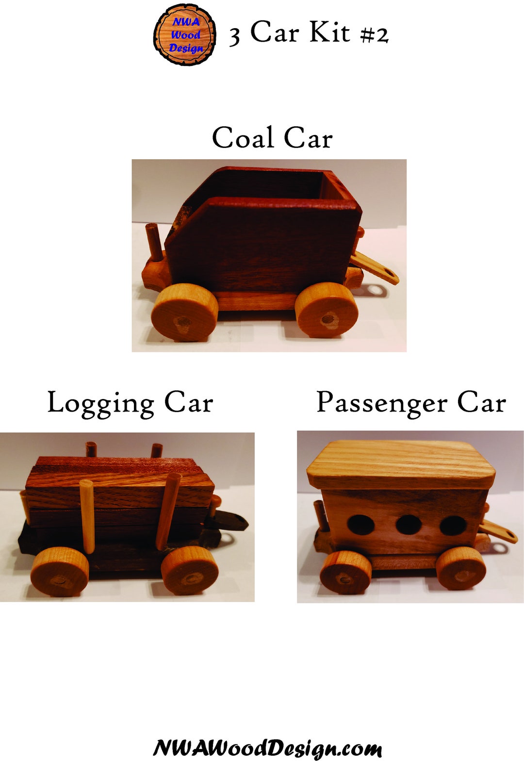 Build Your Own Train Kit 3 Car Kit 2 - Etsy