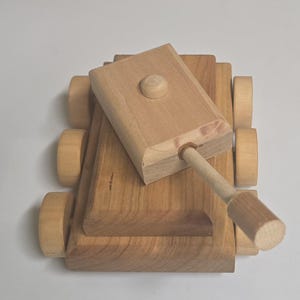 Custom Handmade Wooden Toy Tank - Etsy