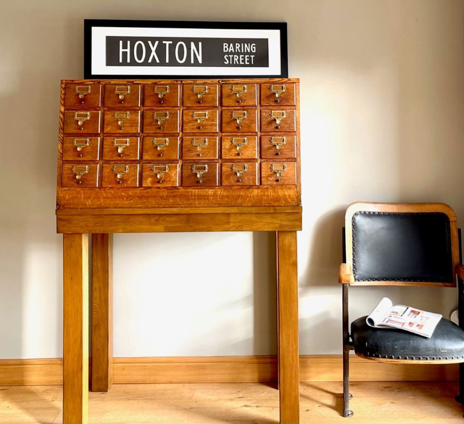 Early 20th Century Index Card Drawers on Bespoke Oak Stand - Etsy UK