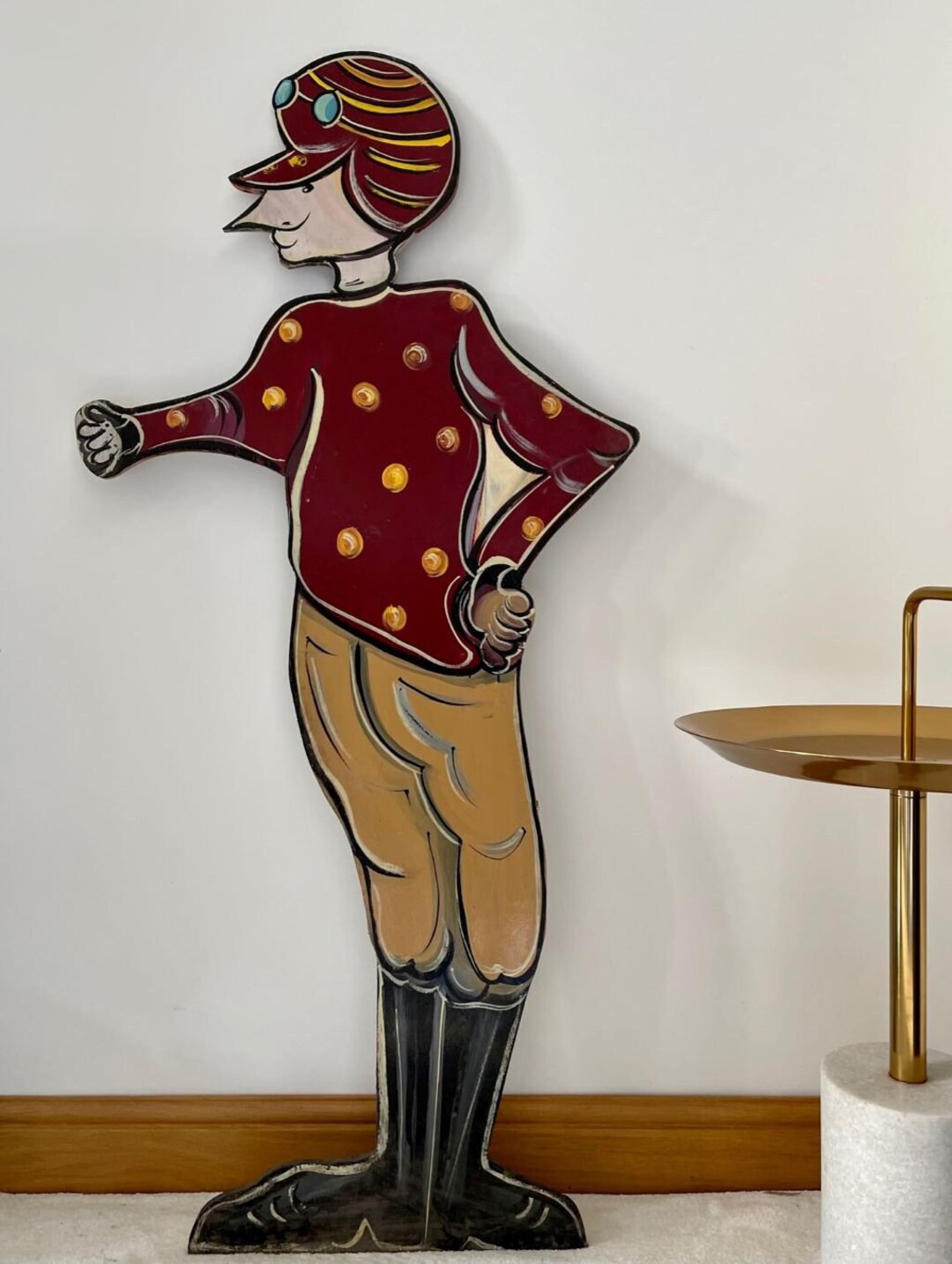 C1980s Hand Painted Fairground Ride Figure Wall Art - Etsy UK