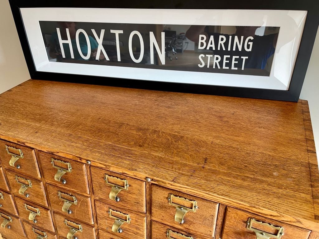 Early 20th Century Index Card Drawers on Bespoke Oak Stand - Etsy UK