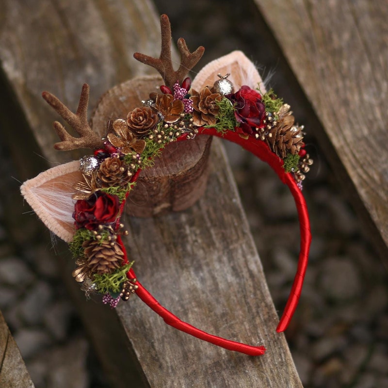 Reindeer Headbands - Etsy