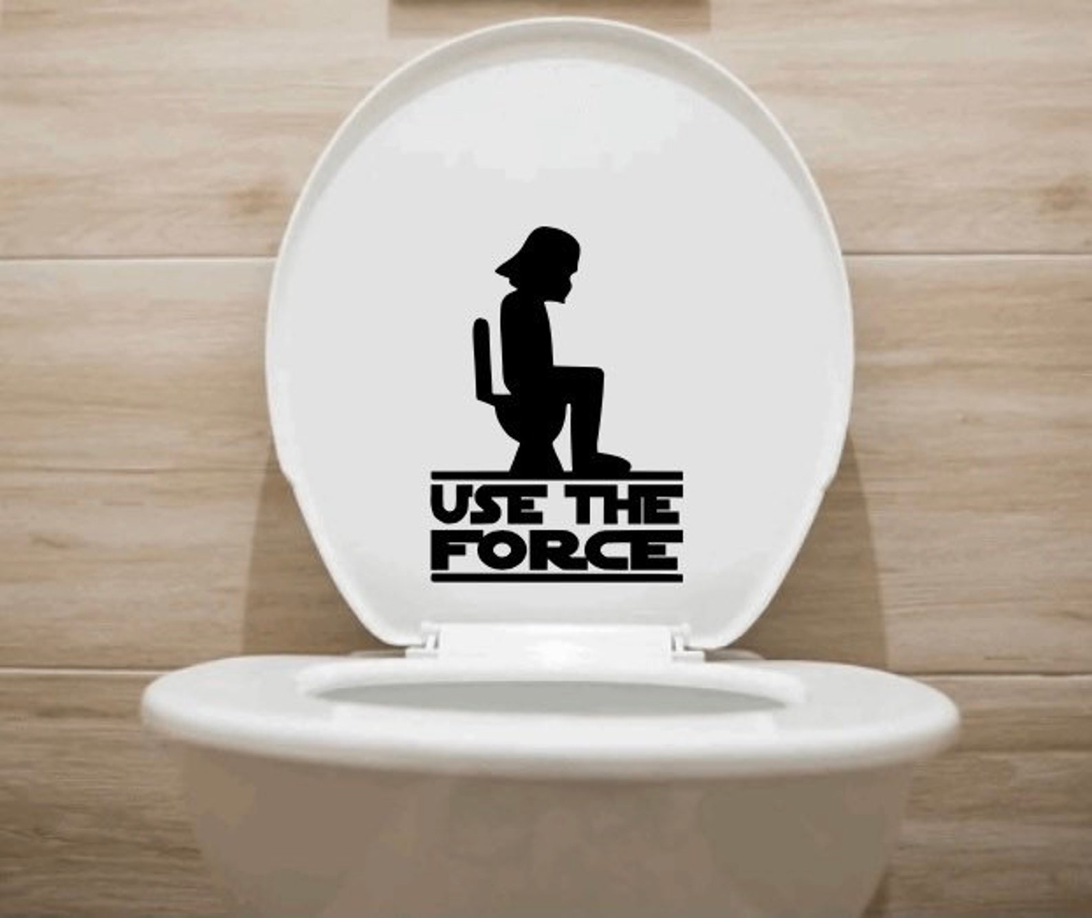 Use the Force Bathroom Decal. Funny Decal for Bathroom. Toilet - Etsy