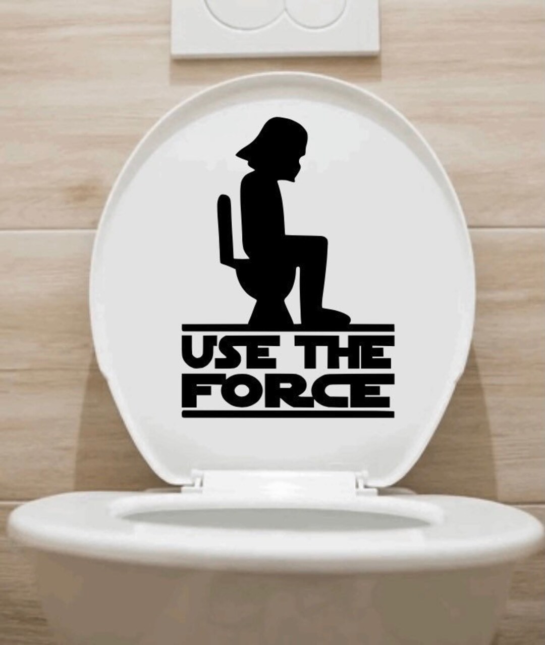 Use the Force Bathroom Decal. Funny Decal for Bathroom. Toilet Decal ...