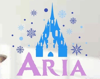 Frozen Name Wall Art - Etsy