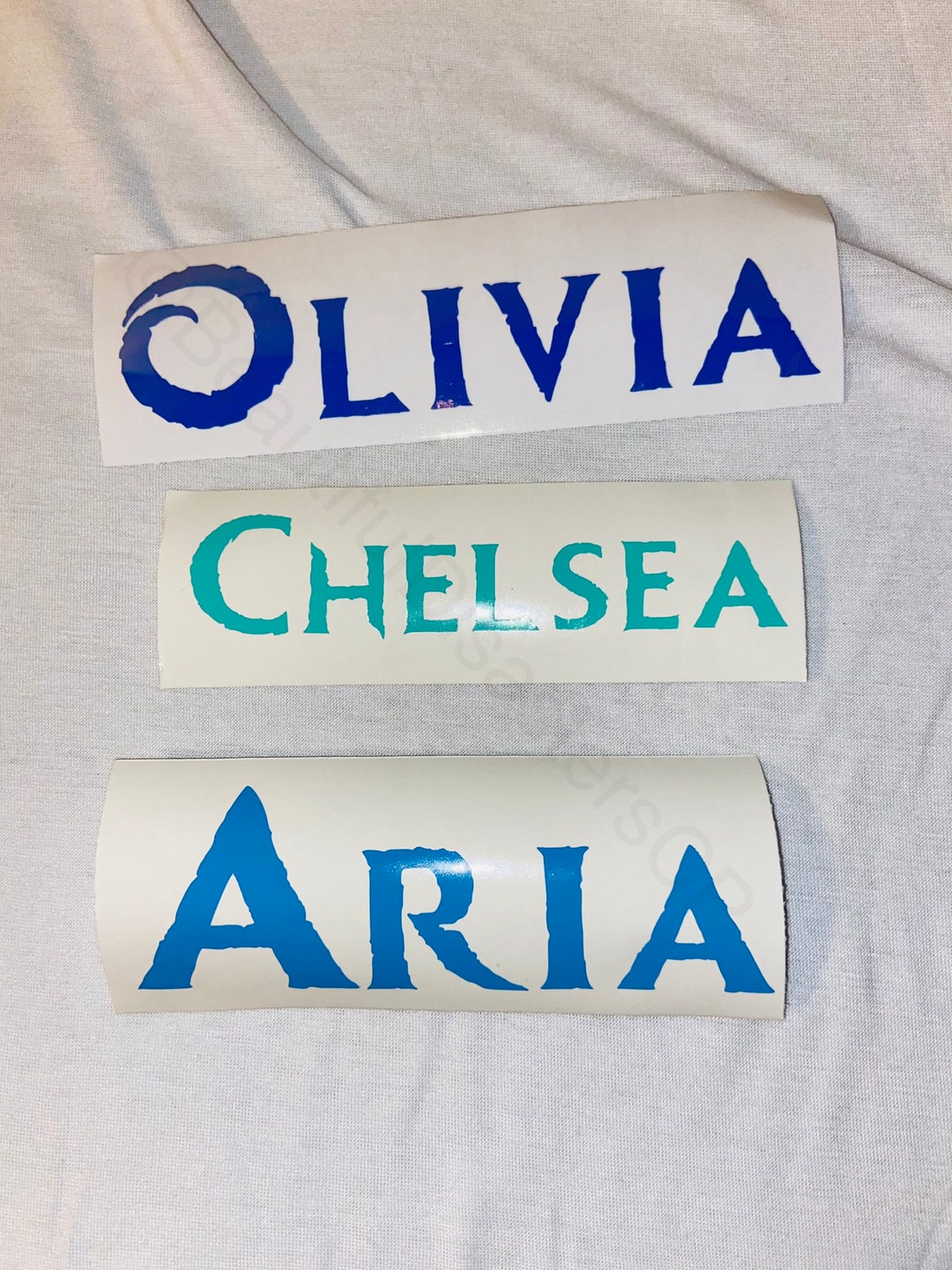 Frozen Font Vinyl Name Decal. Ice Princess Font Name Decal. Baby Shower ...