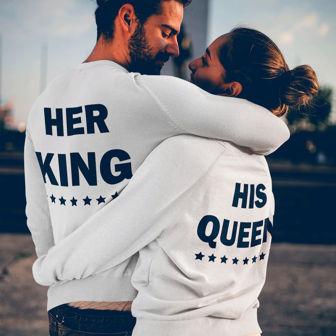 King & Queen Sweater - Etsy