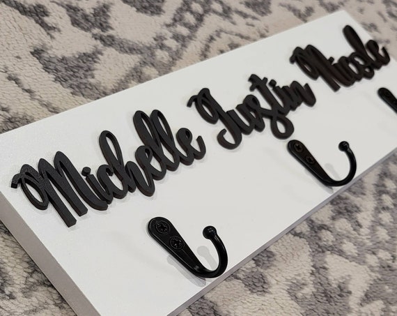 LASER CUT Key Hanger Wall Decor Great Family Gift - Etsy