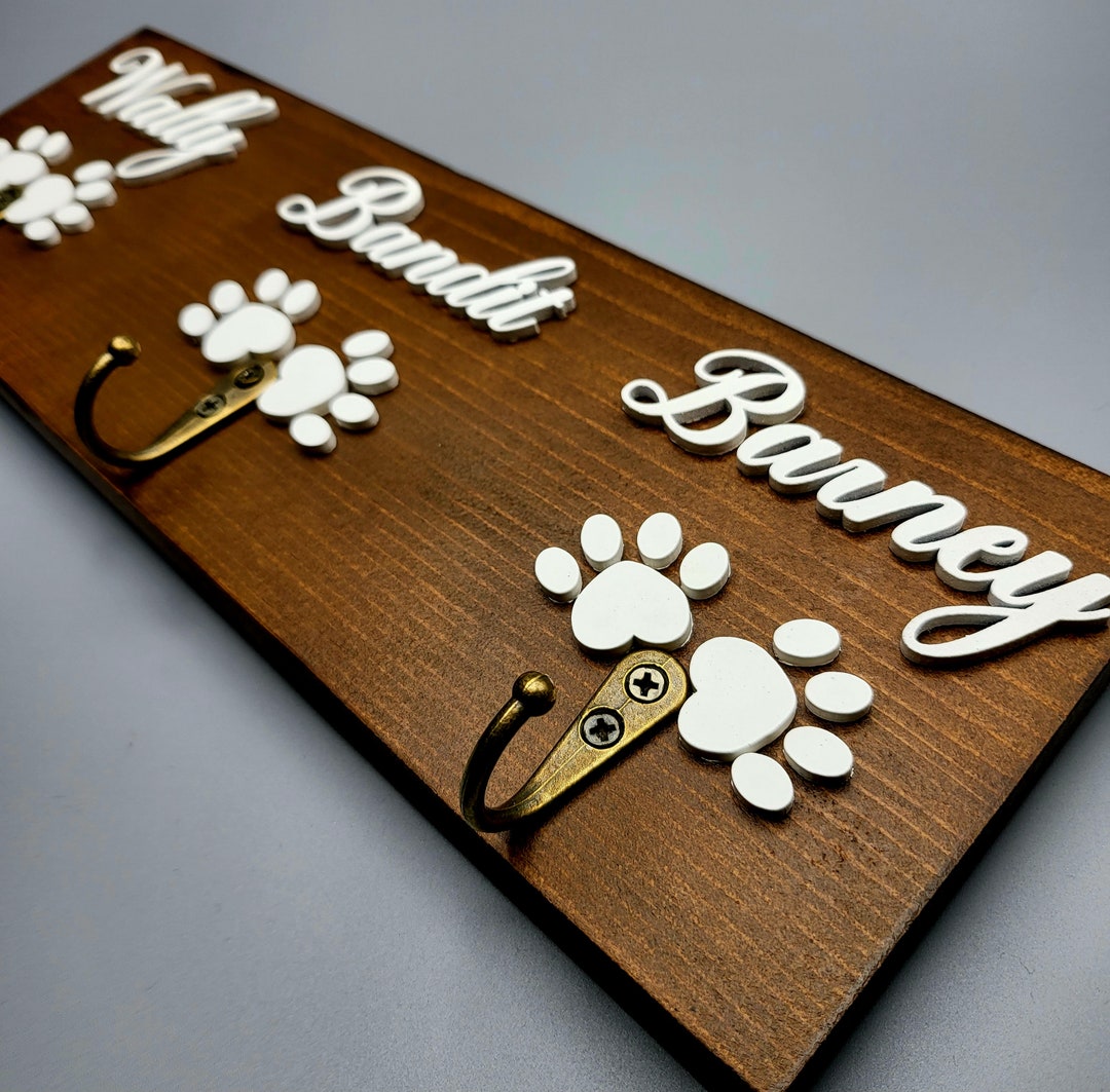LASER CUT Key Hanger, Dog Leash Holder, Entryway Organizer - Etsy