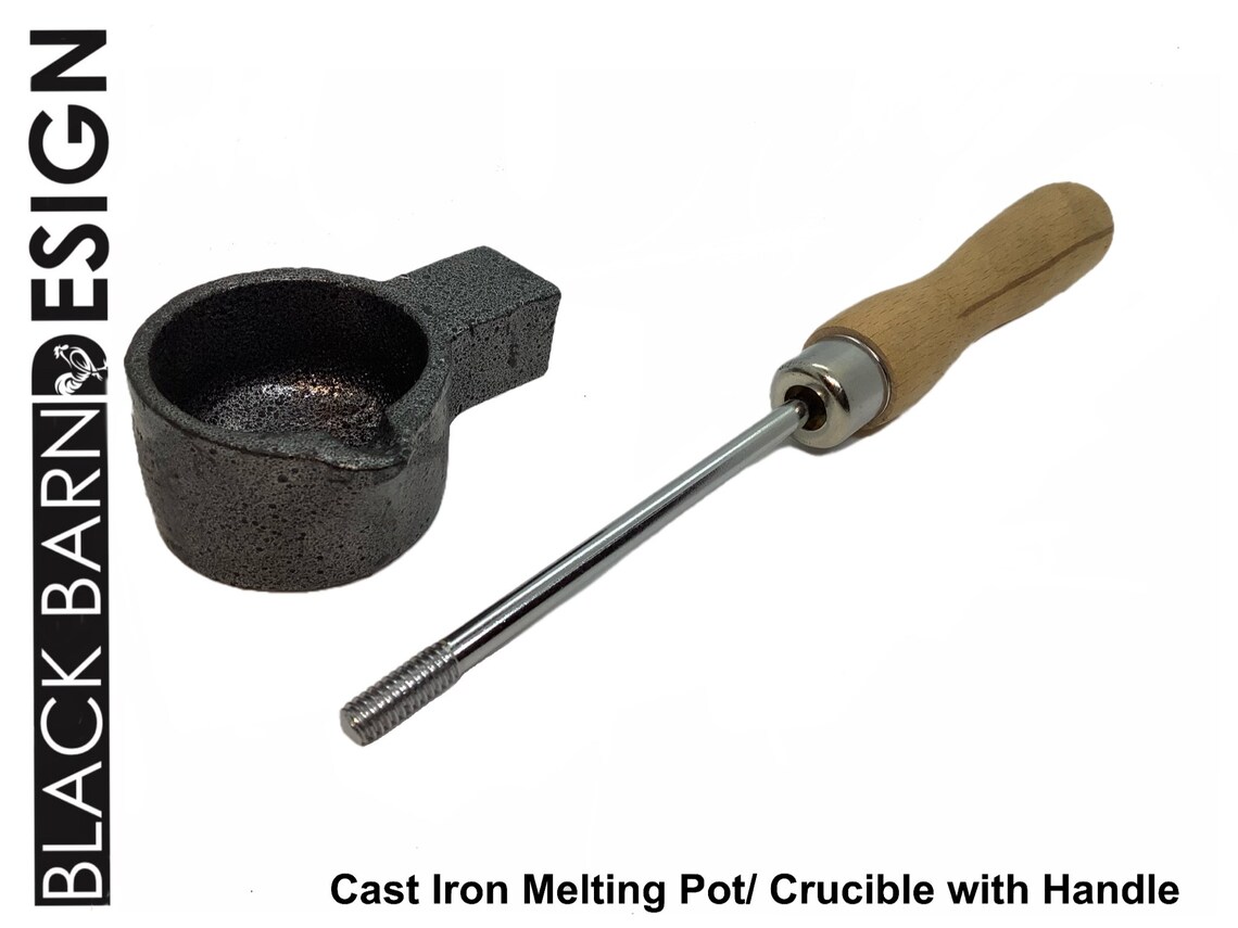 Cast Iron Metal Melting Crucible/ Pot for Metal Casting (gold, Silver ...