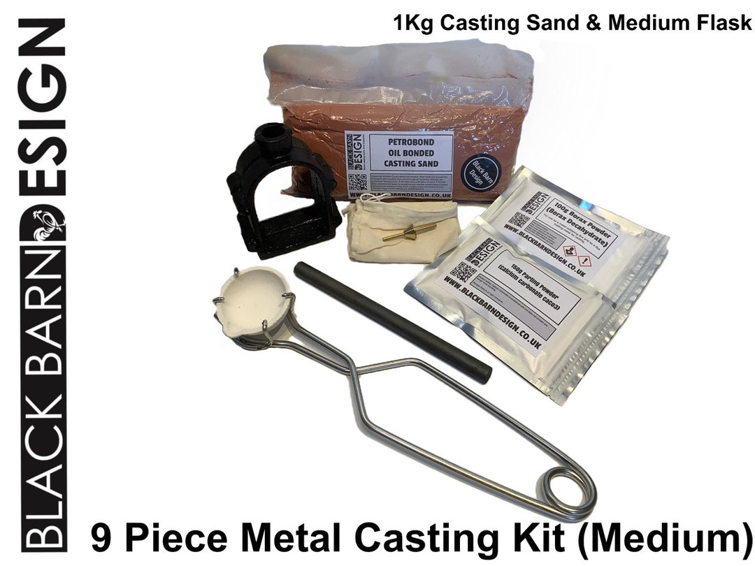 9 Piece Delft Style Sand Casting Bundle for Casting Gold Silver Bronze ...