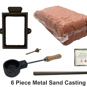 6 Piece Sand Casting Bundle for Metal Casting (delft Style) Gold Silver ...