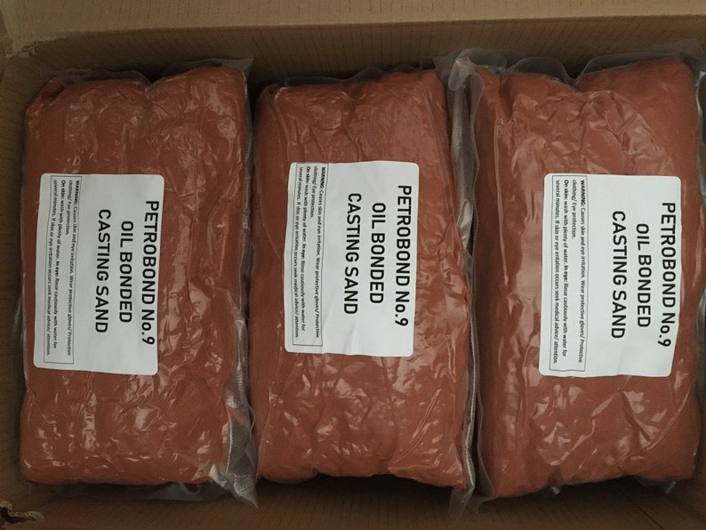 5 Kg of Petrobond Oil Bonded Metal Casting Sand (delft Clay Style ...