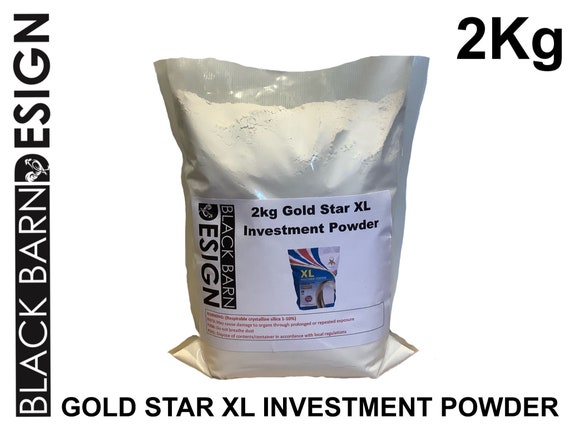 Gold Star XL Investment Powder 2kg for Casting All Metals Inc. - Etsy