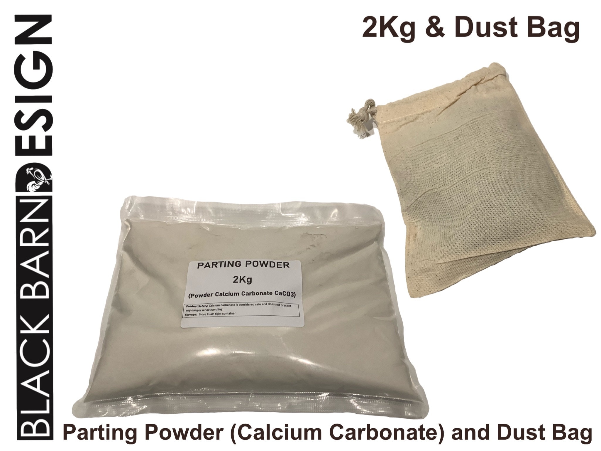 Parting Powder 2kg Calcium Carbonate and Dust Bag for Powder - Etsy