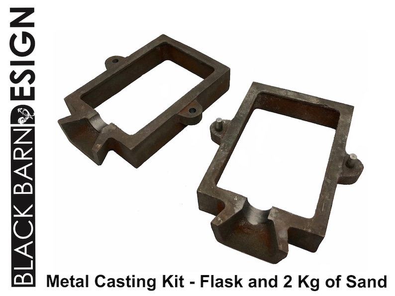 Sand Casting Kit 2 Kg & Flask for Metal Casting (delft Style) Gold ...