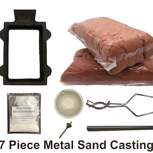 7 Piece Sand Casting Bundle for Metal Casting (delft Style) Gold Silver ...