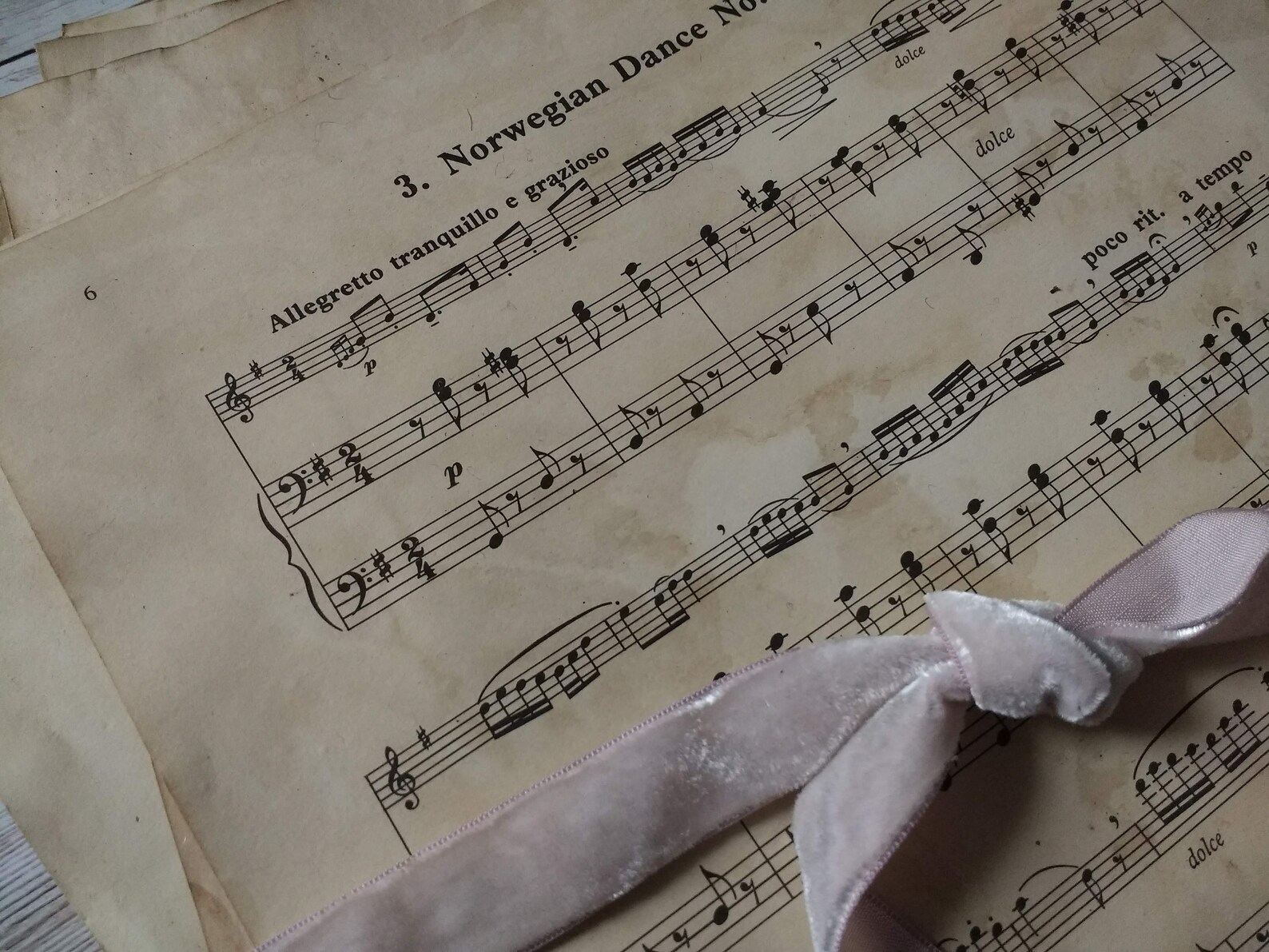 Coffee Dyed Sheet Music. Vintage Looking Sheet Music - Etsy