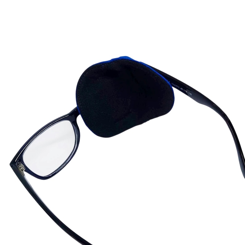 Full Coverage Cotton Eye Patch for Glasses – Soft, Reusable, Breathable ...
