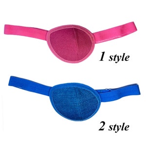 Eye Patch With or Without Glasses/ Pirate Eye Patch/ for the Treatment ...
