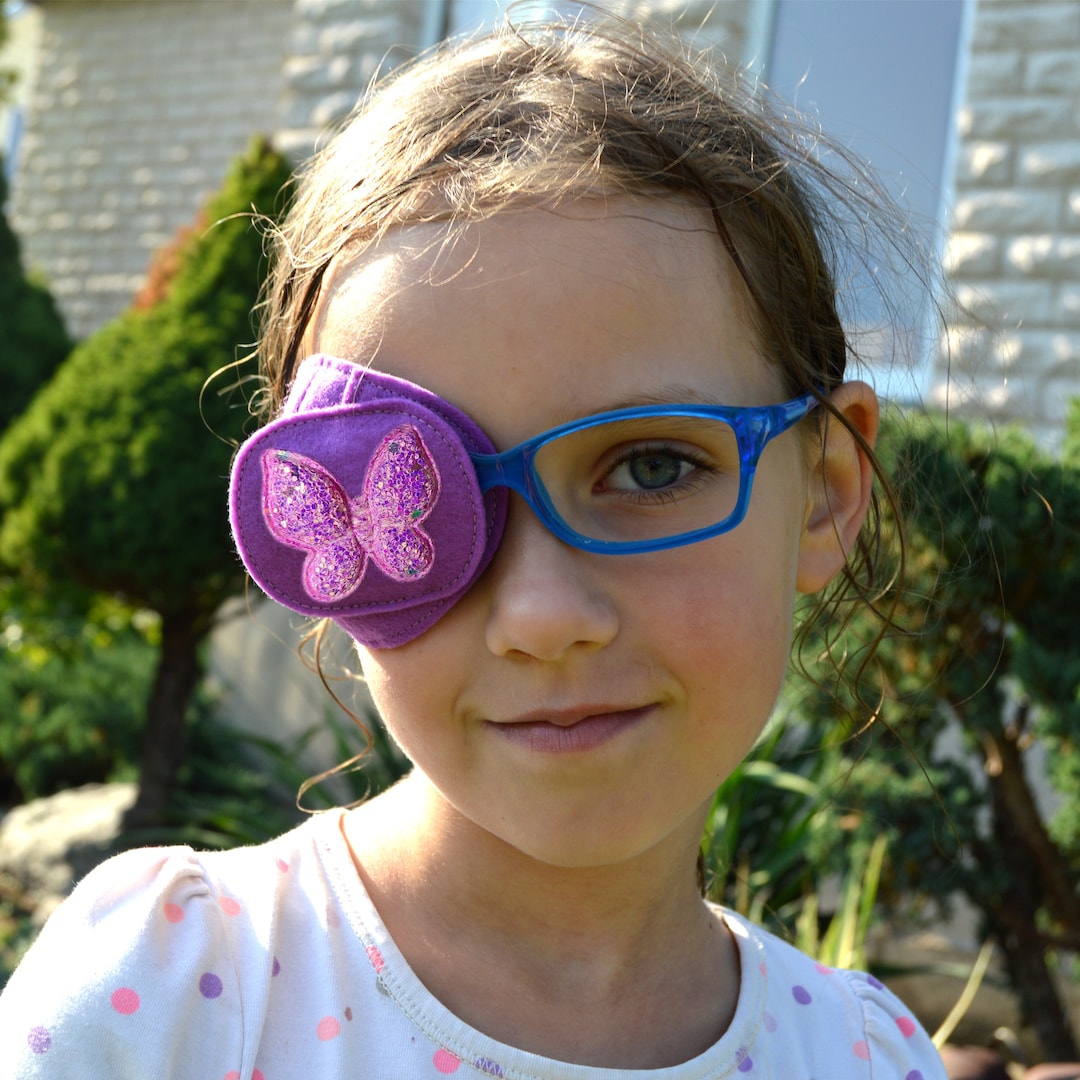 Fully Obscured Eye Patch/ Kids Eye Treatment/ Girls Eye Patch/ Cute ...