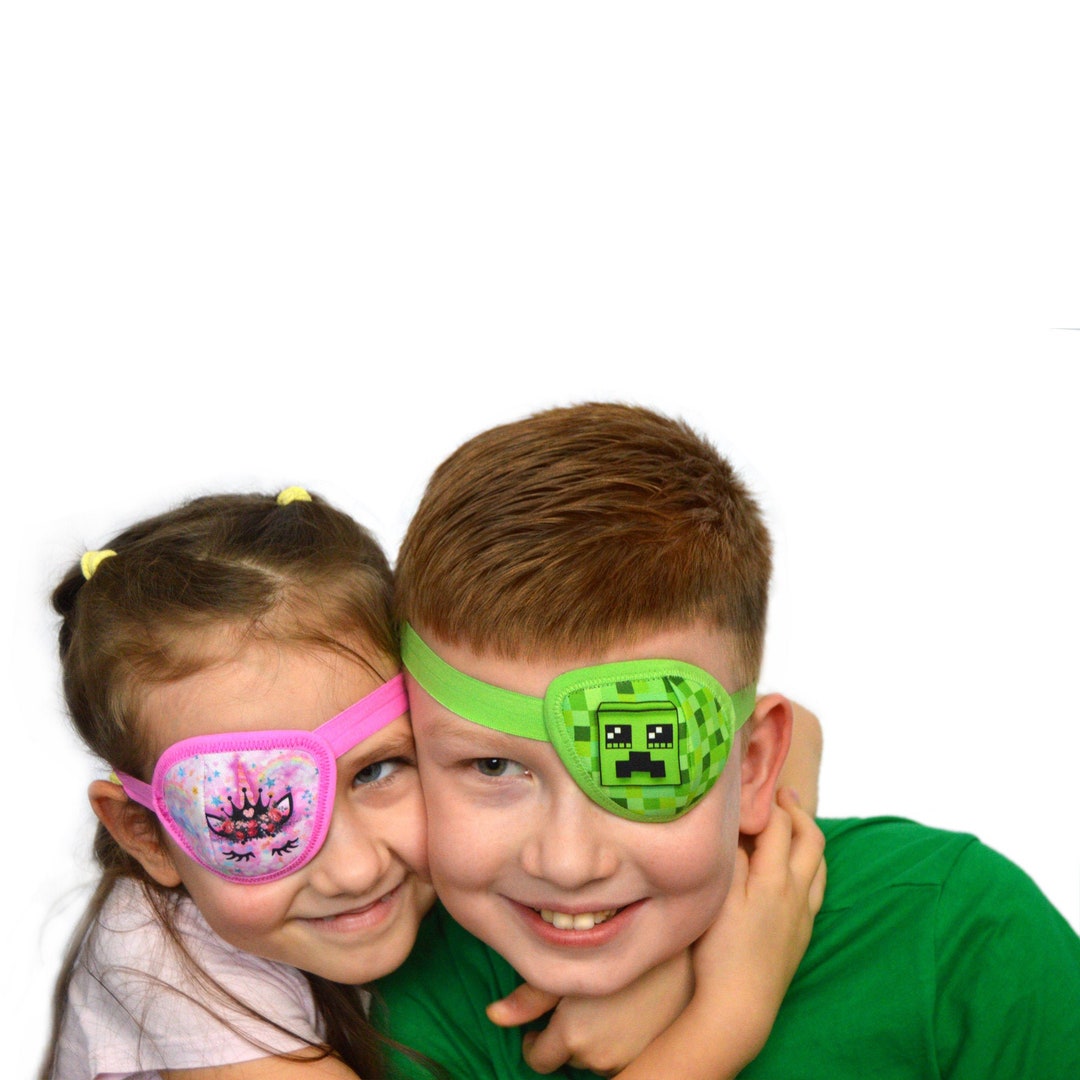 Eye Patch With or Without Glasses/ Pirate Eye Patch/ for the Treatment ...