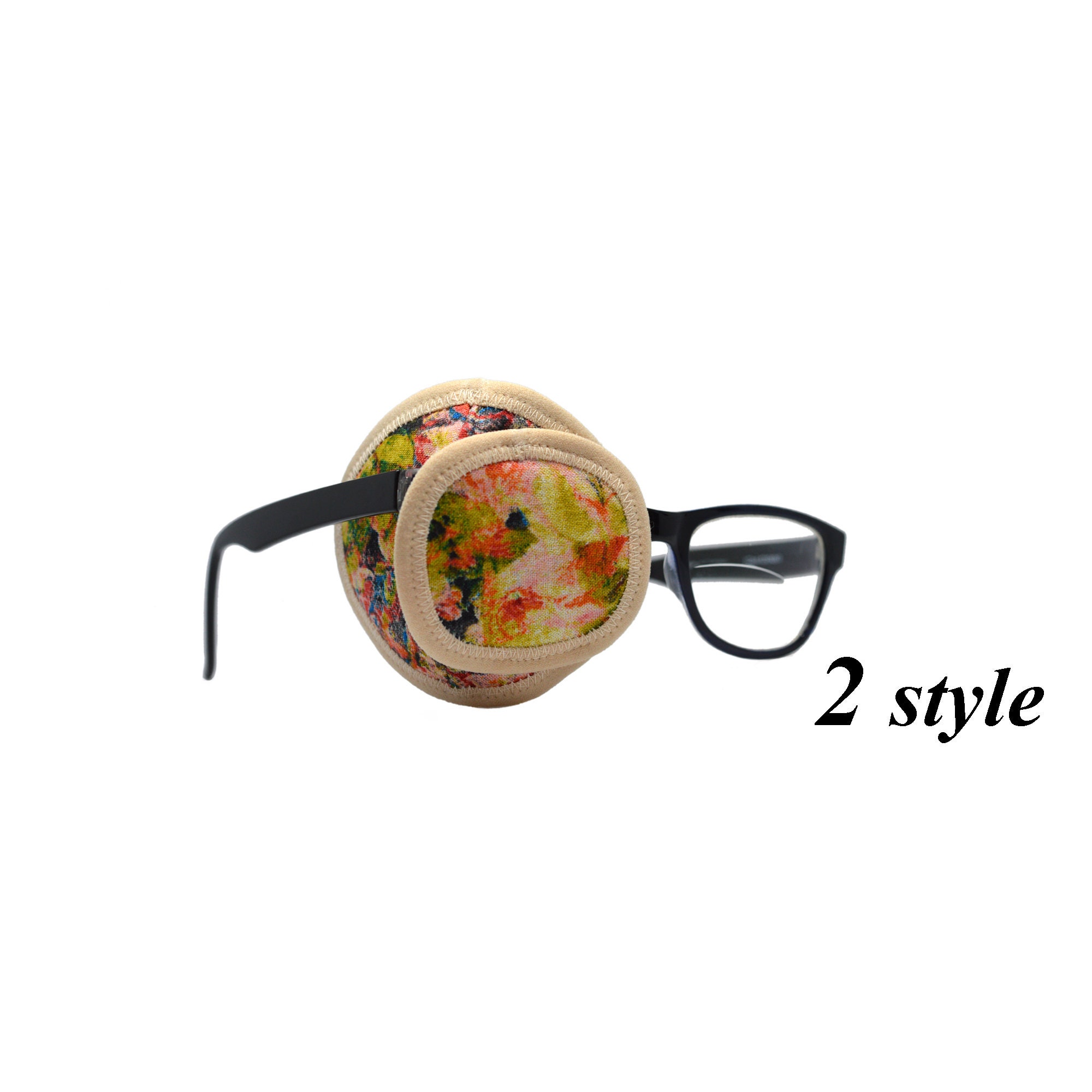 Cotton Fully Obscured Eye Patch fits both sides of the eye | Etsy