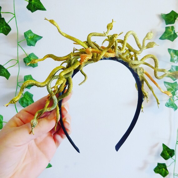 Homemade Medusa Costume Headpiece