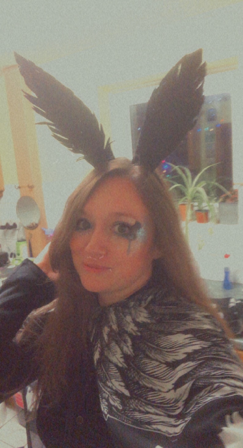 Moth Antennae Headband Moth Costume Black Antenna Moth Crown - Etsy