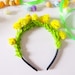 Spring Easter Headbands With Yellow Easter Chicks for Kids or Adults ...