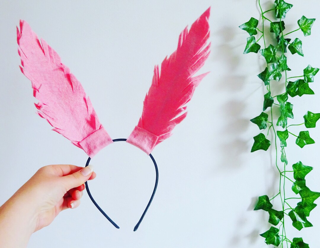 Pink Moth Headband - Moth Man Headband - Moth Costume Antenna Butterfly ...