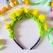 Spring Easter Headbands With Yellow Easter Chicks for Kids or Adults ...
