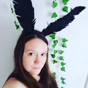 Moth Antennae Headband Moth Costume, Black Antenna Moth Crown Headpiece ...