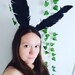 Moth Antennae Headband Moth Costume, Black Antenna Moth Crown Headpiece ...