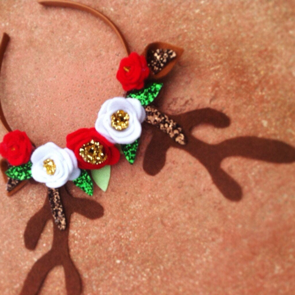 Adult Size Reindeer Headband Christmas Gift Christmas Party - Etsy