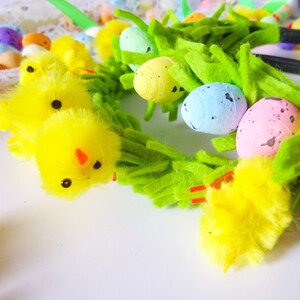 Spring Easter Headbands With Yellow Easter Chicks for Kids or Adults ...