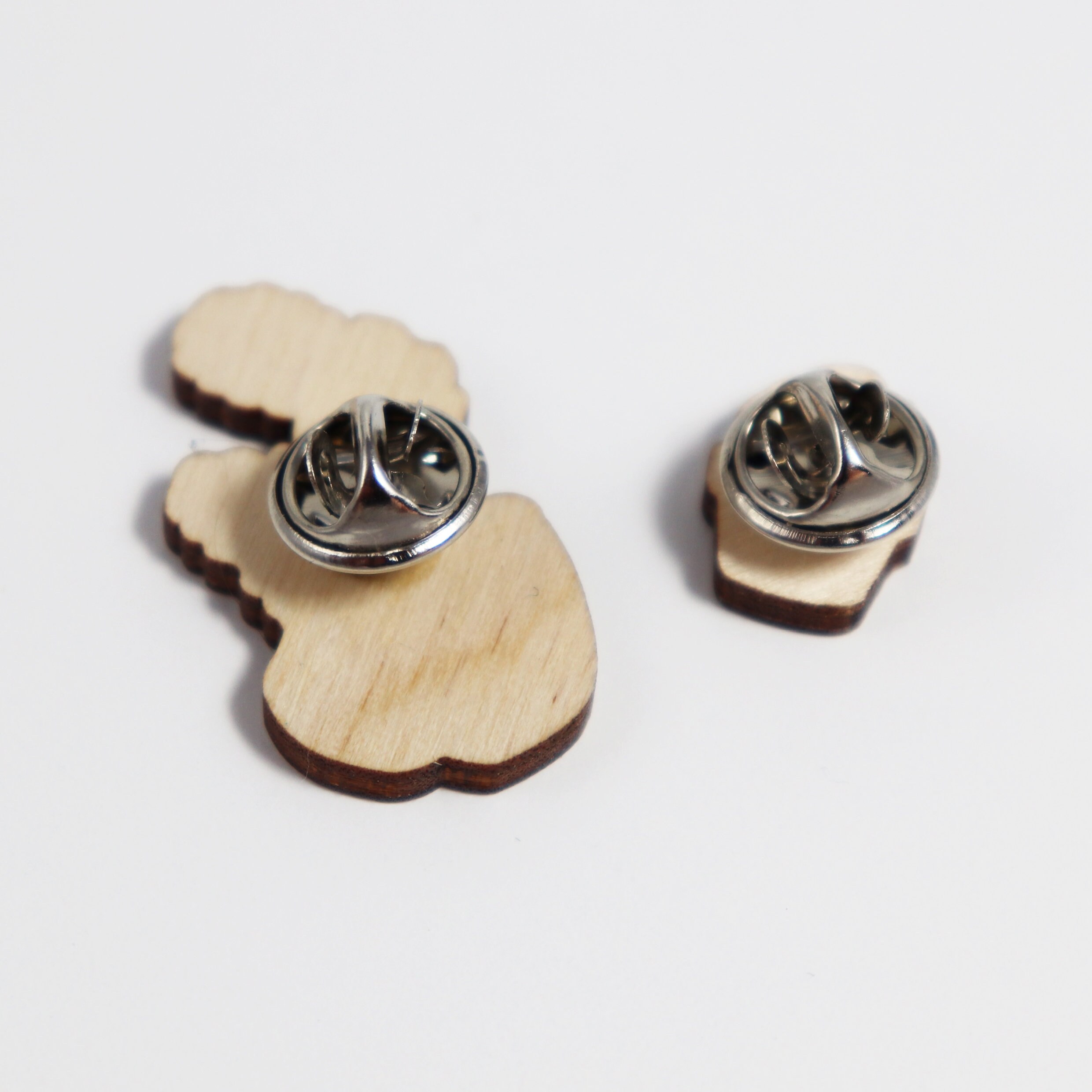 Succulent Mini Pins set of 3 Small Wooden Pins - Etsy Hong Kong