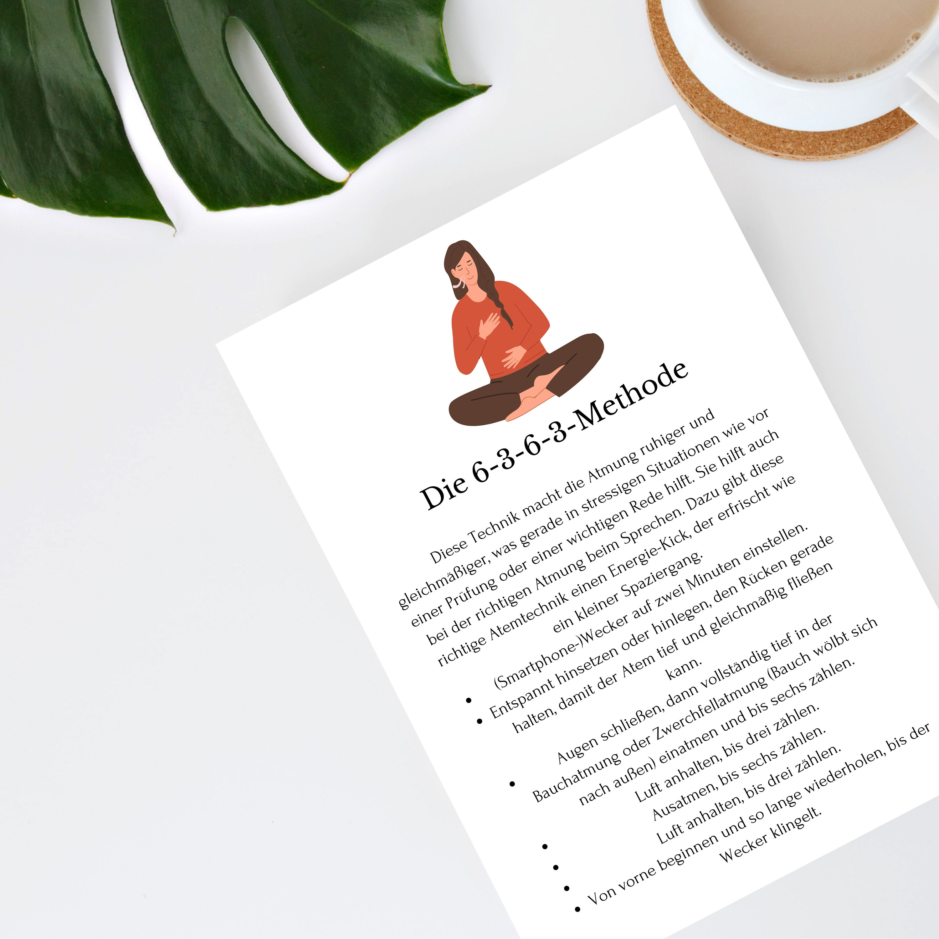 15 Breathing Exercises-mindfulness While Breathing Mindfulness Cards ...