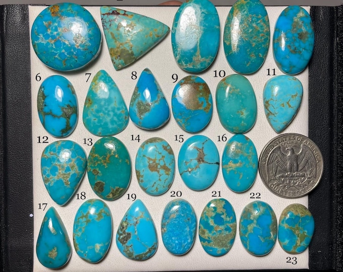AAA Arizona Turquoise Cabochon: Natural Gemstone for Jewelry - Etsy