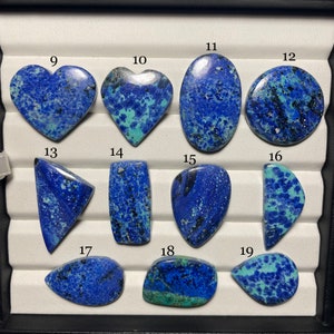 New Arrival Natural Bluebird Azurite Malachite Cabochon Loose Gemstone ...