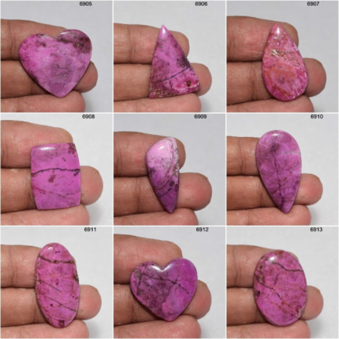 Natural Pink Cobalt Calcite Gemstone, Pink Cobalt Calcite Cabochon ...
