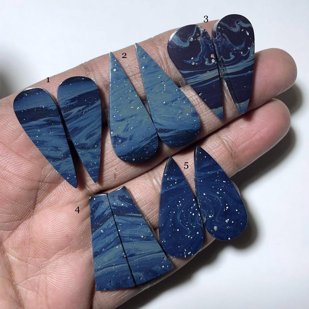 AAA+ Quality Leyland Blue Match Pair Gemstone, Loose Leyland Blue Pair ...