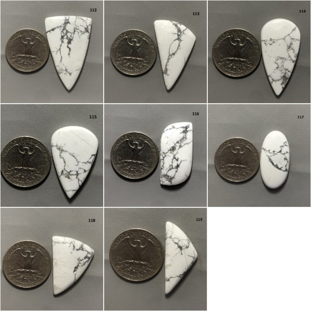 Natural Howlite Gemstone Loose Howlite Cabochon Howlite Use - Etsy UK