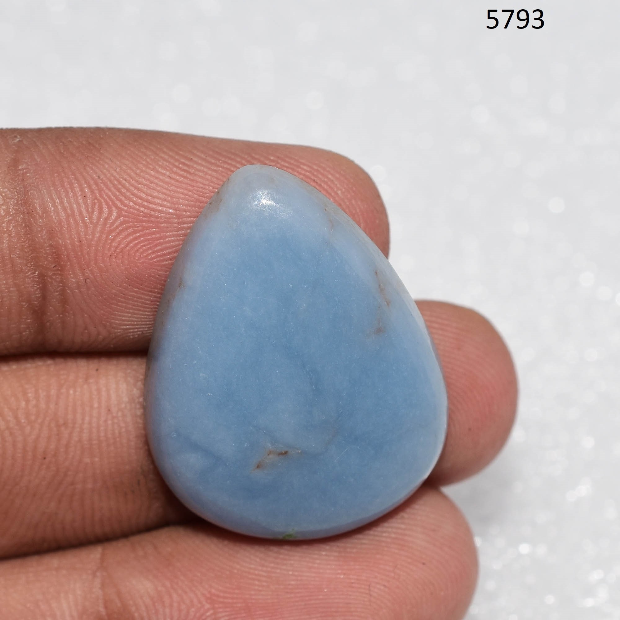 Angelite Cabochon Natural Angelite Gemstone Cabochon | Etsy