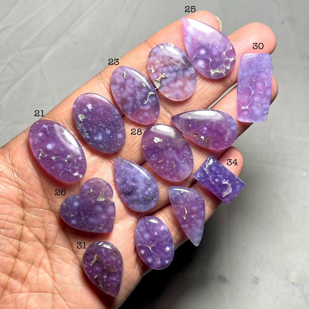 Indonesian Grape Agate Gemstone AAA+ Quality 100% Natural Agate Loose ...