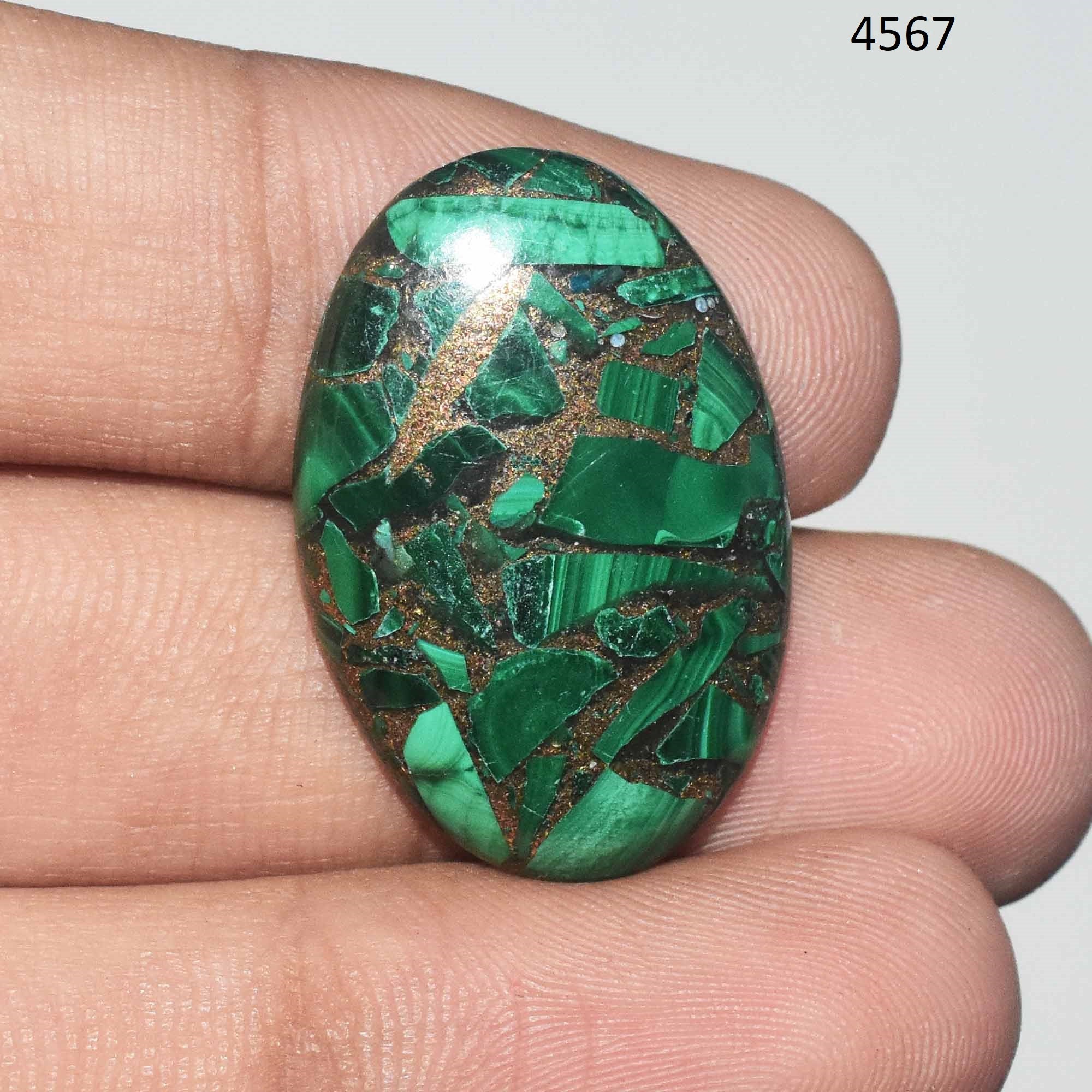 Beautiful Copper Malachite Cabochon Copper Malachite Gemstone - Etsy
