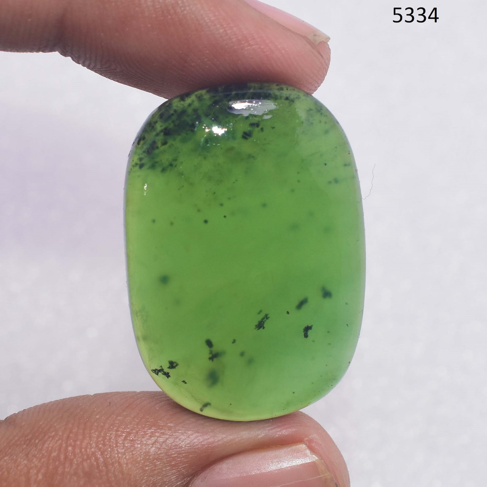 Natural Nephrite Jade Cabochon Green Nephrite Jade gemstone | Etsy